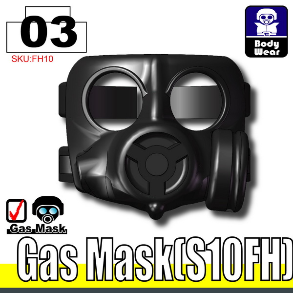 SI-DAN TOYS CO.,LTD. & Minifig Cat Toys Shop > Gas Mask(S10sr) > (03 ...